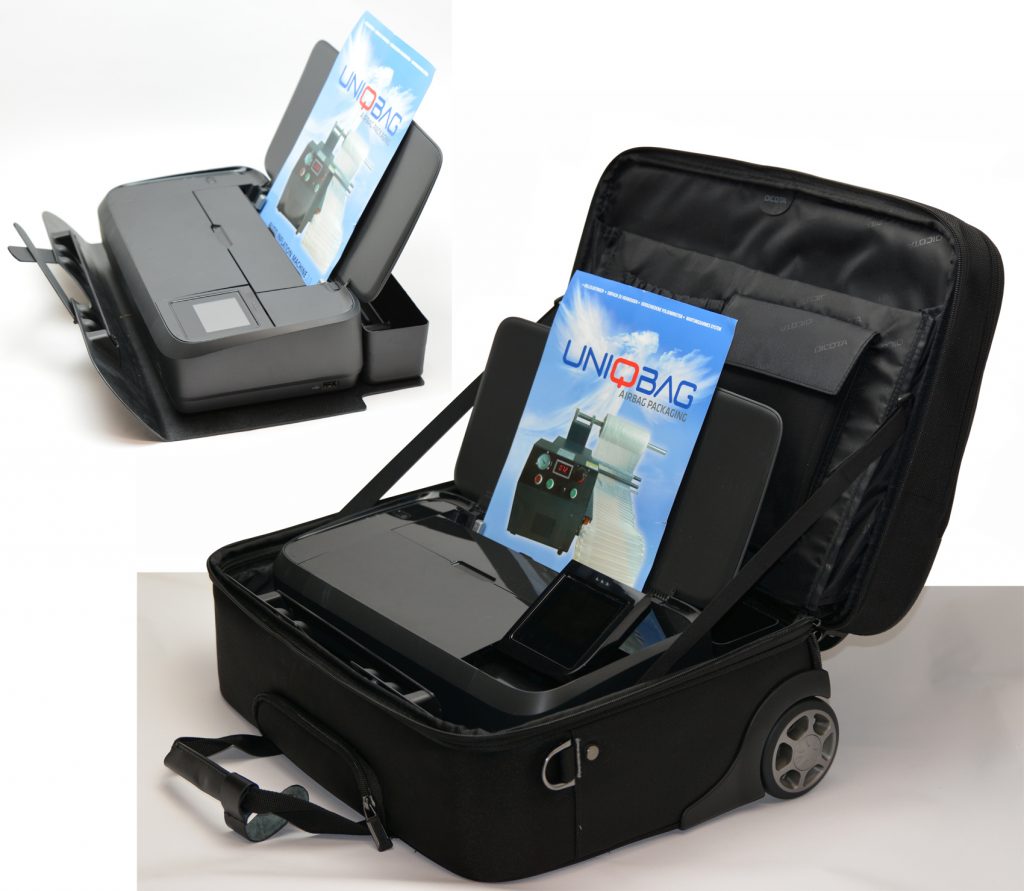 Notebooktrolley Notebooktasche für Notebooks bis 17″ 43cm + Halterung ...