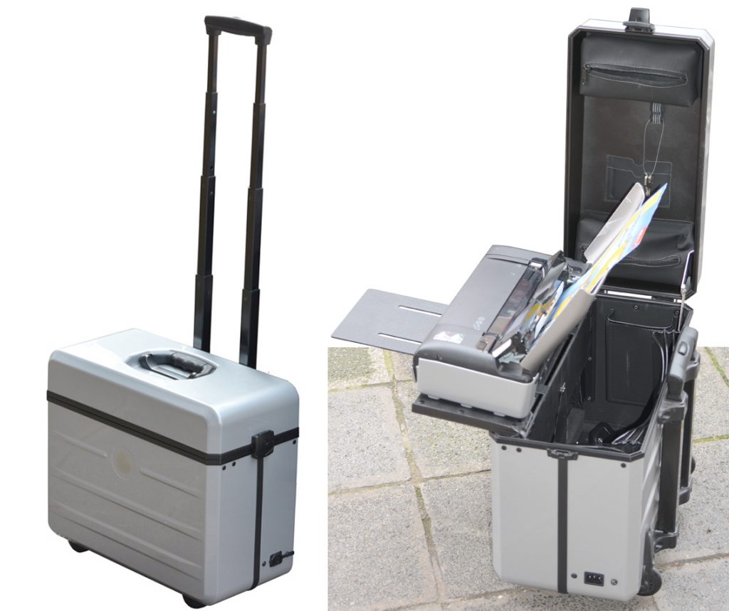 Trolley Pilotenkoffer PARAT für Notebooks bis 17″ 43cm inkl. Halterung ...