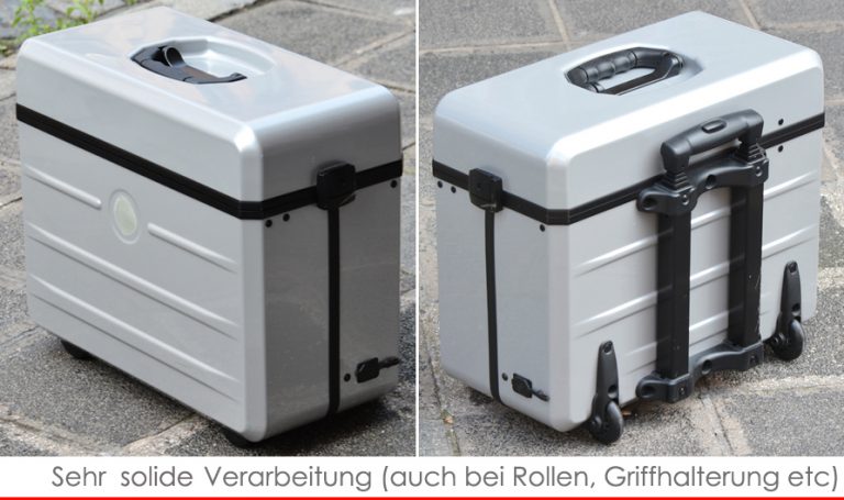 Mobiler Drucker HP OfficeJet 100 im Parat Noteboookkoffer / Trolley für ...