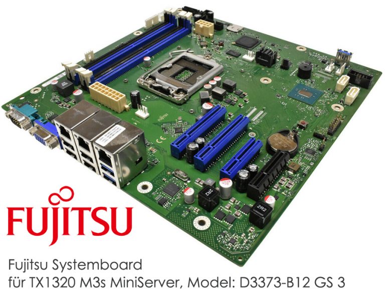 Motherboard für Server FSC Fujitsu Primergy TX1320 M3 D3373-B12 GS3 ...