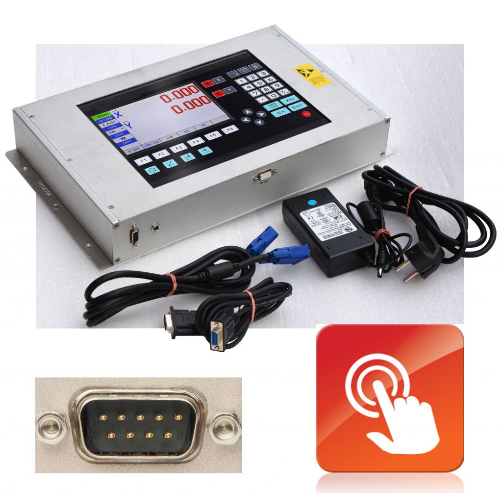 30cm 12″ EGA LCD TFT Monitor Display mit 3M Touchscreen 9-PIN WIN 95 98 ...