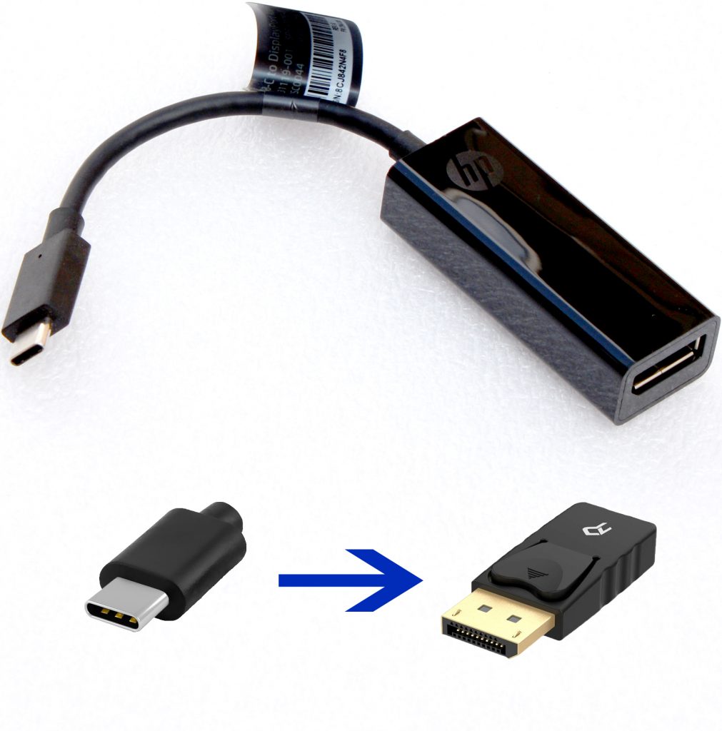 HP USB-C auf Displayport Kabel Adapter 831119-001 | ComCurrent