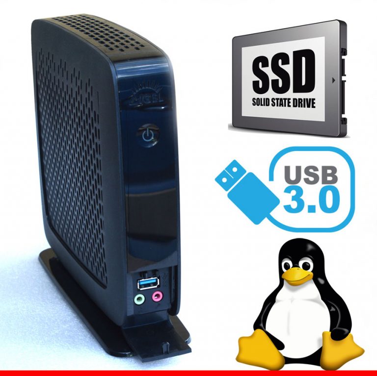 IGEL UD2-D220 THINCLIENT CPU ATOM E3815 1,46GHz 2GB RAM 4GB SSD IGEL LINUX BETRIEBSYSTEM ...