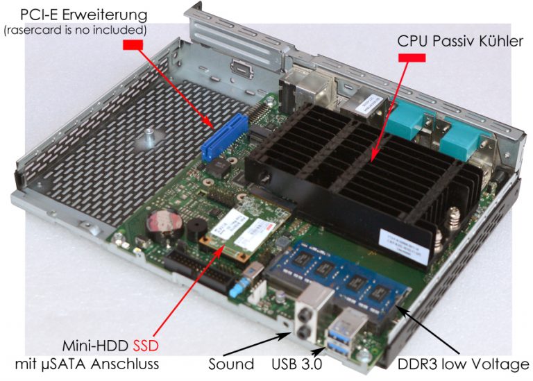 Fujitsu Futro S920 AMD GX-415GA 64-Bit CPU 4GB DDR3 4GB SSD mSATA 2x RS ...