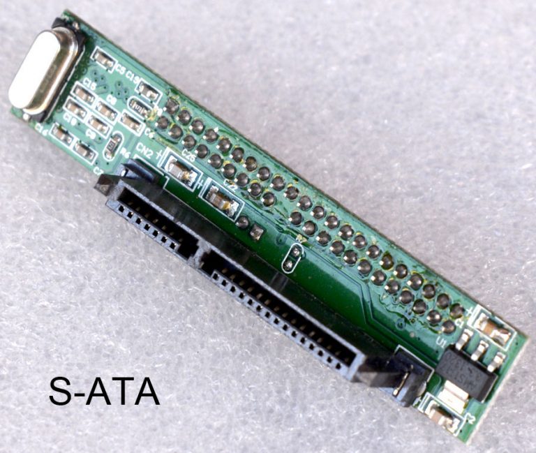 Stufen Adapter von S-ATA SATA auf IDE 44 PIN P-ATA PATA Coverter Modul ...
